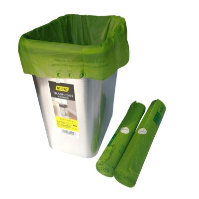 중국 소매용 배포장치와 함께 사용자 정의 가능한 콤포스타블 평면 상단 쓰레기 봉지 판매용