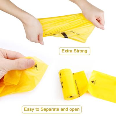 Cina Ingrosso 100% compostabile Biodegradabile Dog Poop Bag Sustainable Packaging Bags Fornitore Cina OEM Disegno di logo personalizzato in vendita