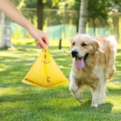 Cina Ingrosso 100% compostabile Biodegradabile Dog Poop Bag Sustainable Packaging Bags Fornitore Cina OEM Disegno di logo personalizzato in vendita