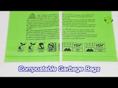 Sacos de lixo compostáveis inofensivos não tóxicos