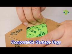 Sacos de lixo de cozinha ecológicos e compostáveis para resíduos alimentares