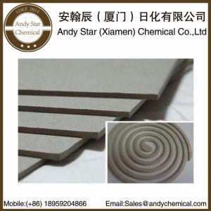China Mosquito Coil Raw Paper-Solid 1500gsm Unbleached Grey Board for making paper mosquito coil for sale