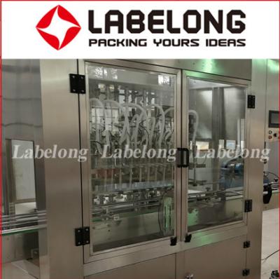 China Máquina de rellenar linear automática aplicada al gris de plata líquido químico detergente en venta