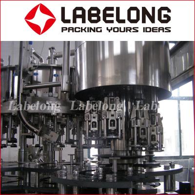Cina 3 in 1 imbottigliatrice 1000bph 2.5kw della bevanda gassosa molle in vendita