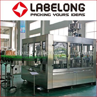 Cina 3 in 1 imbottigliatrice 1000bph 2.5kw della bevanda gassosa molle in vendita