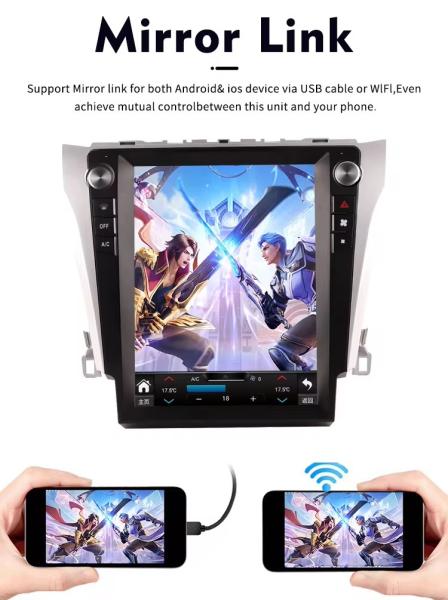 Quality 1280*720 Android Car DVD Player GPS And Bluetooth Android Auto Wireless Head for sale