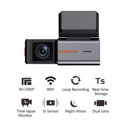 China ODM 1.47 Inch 4K Dash Camera 3840×2160P Wireless Dashcam For Cars for sale