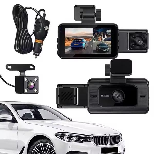 Quality 1920*1080P Wireless Dashboard Camera 3.0" IPS Screen Car Video Recorder for sale
