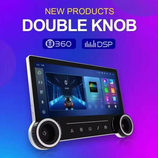 Quality Multilanguage QLED Car Android Stereo 32GB 64GB ROM Android Auto Radio for sale