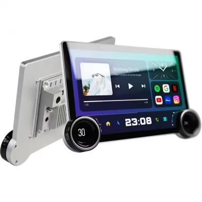 China Multilanguage QLED Car Android Stereo 32GB 64GB ROM Android Auto Radio for sale