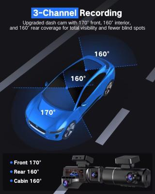 Quality Multi Language 4K UHD 170° Wide Angle Dash Camera With Loop Recording for sale
