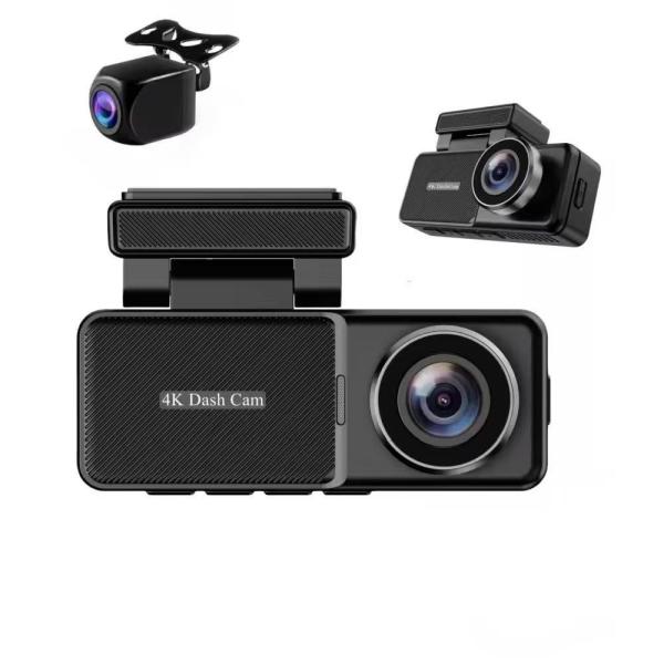 Quality 3.2In Car Dash Camera 4K Front 1K Rear Camera Wifi Dash Cam With G Sensor for sale