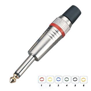 China Audio Plug Male 6.35mm Jack GT011G for sale