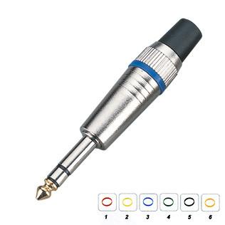 China Audio Plug Male 6.35mm Jack GT012G for sale