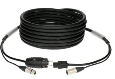 China H1A33NI audio and power hybrid cable with XLR 3p. and Schuko M => IEC F for sale