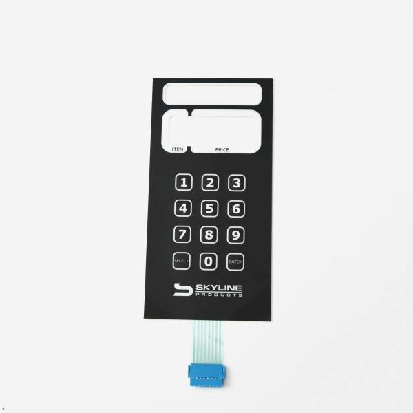 電子製品のための金属のプッシュ ボタン バックライト膜スイッチ適用範囲が広い