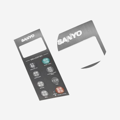 China Silk Screen Customized Membrane Switches , Membrane Keypad Panel 0.2mm Thick for sale