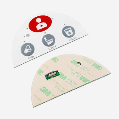 China Highly Responsive PCB Membrane Keypad With PET PC PVC Material for sale