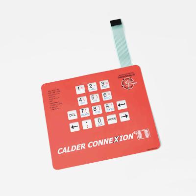 China Push Button PET Membrane Switch Keypad With Glossy Matte Surface for sale