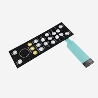 China Industrial Tactile Membrane Keypad , PET LED Backlight Membrane Switch for sale