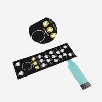 China Industrial Tactile Membrane Keypad , PET LED Backlight Membrane Switch for sale