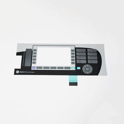 China Painel de interruptores de membrana PET durável AC 250V com superfície fosca brilhante à venda