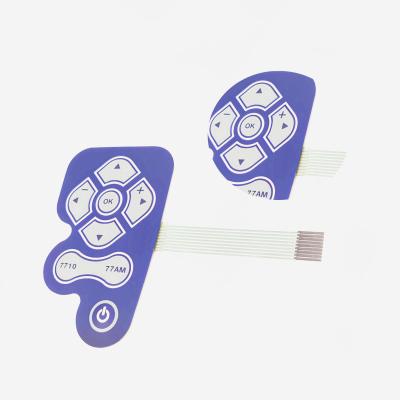 중국 광택 있는 광택이 없는 표면을 가진 불규칙한 모양 애완 동물 촉감 막 스위치 판매용