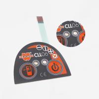 China OEM ODM Tactile Membrane Switch , Electronic LED Membrane Keypad Irregular Shape for sale