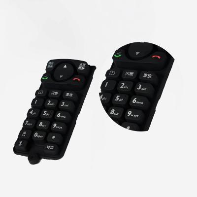 China Customized Silicone Rubber Keypads With Multimedia Keys UV Resistant for sale