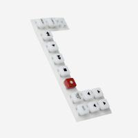 China Irregular Shape Silicone Rubber Membrane Switches Flame Resistant for sale