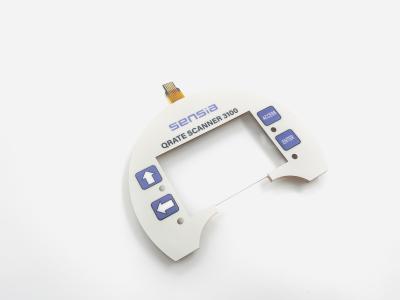 China Waterproof Grade IP67 Thin Film Keyboard with Yellow LED Illumination for sale