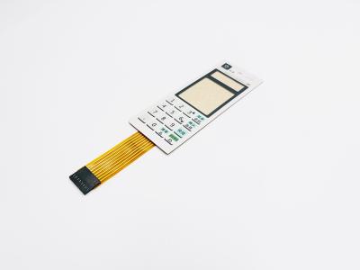 China 55*70mm FPC Membrane Switch Designed with Embossed Button and Printed Silver Conductor for sale