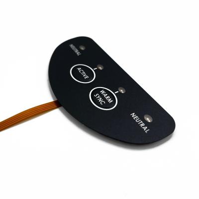 China Medical Control Keypad Panel FPC Membrane Switch 55*70mm with Embossed Button for sale