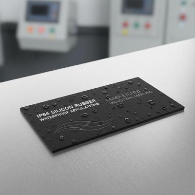 China IP68 Silicon Rubber Featuring Silk Printing Laser Etching Ideal for Waterproof Applications and Custom Industrial Marking for sale