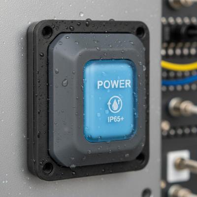 China IP65 Or Higher Water Resistance Silicon Rubber Switch Featuring Silk Printing and Laser Etching Designed for in Industrial Electronics for sale