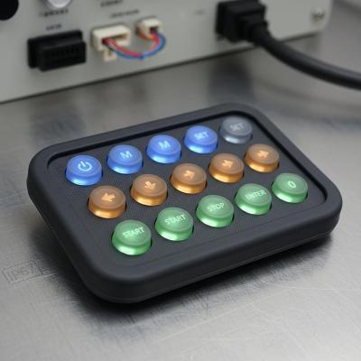 China IP67 Silicone Rubber Keypads Featuring Optional LED Backlighting Durable Sealed Keypads Designed for Electronic Controls for sale