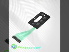 IP65 IP67 Flexible Membrane Keypad Switch Polyethylene Terephthalate Material