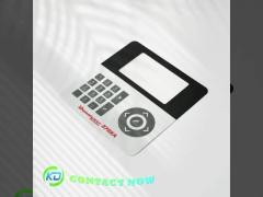 Durable Custom Membrane Keypad Switch With Top Embossing 3M Adhesive