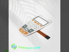 Conjunto de interruptores de membrana de alta sensibilidade para eletrodomésticos