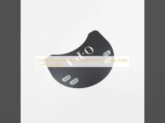 Panel de interruptor de membrana táctil personalizado para superficies heladas mate brillante