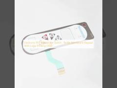 Commutatore di membrana elettronico dell'ANIMALE DOMESTICO, tastiera a membrana tattile con l'OEM di stampa di logo