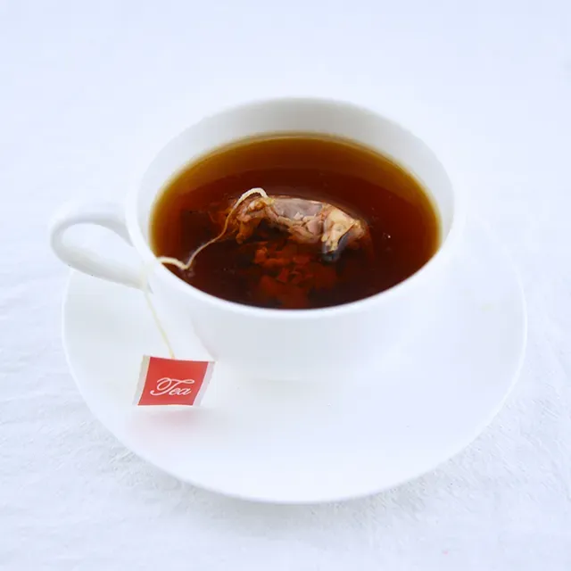 Herbal Detox Fat Burning Slimming Tea packaging with rose flavor
