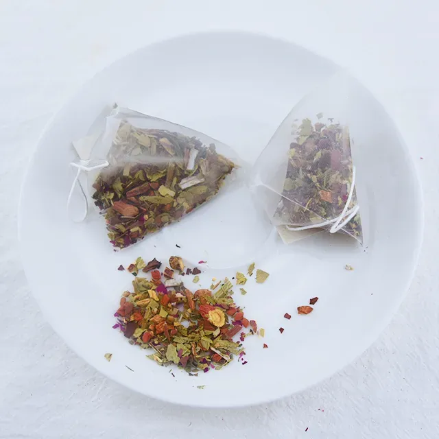 Herbal weight loss tea product showcase