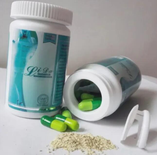 Natural weight loss supplement bottle
