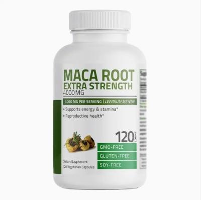 China Organic Plant Maca Root Extract Capsules For Strength Reproductive Health for sale
