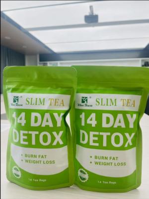 China 28-Day Organic Fit Slimming Herb Detox Tea Green Herbal Tea Tummy Adults Bag Packaging Weight Loss for sale
