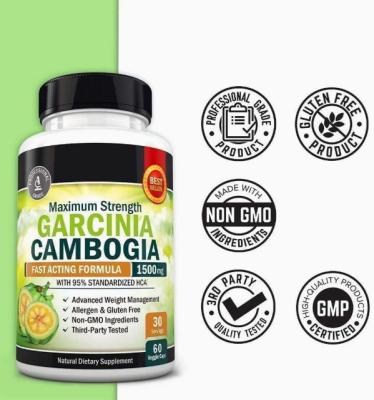China OEM Garcinia Cambogia Extract Fat Burner Slimming Capsules Support Natural Weight Management Slimming Pills for sale