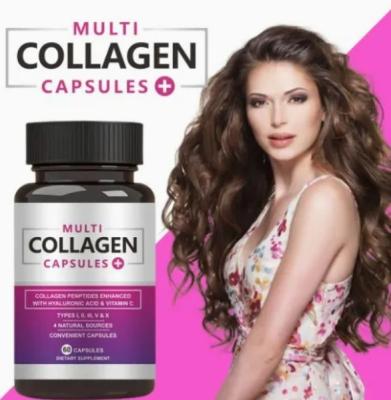China Custom Glutathione Whitening Capsules Organic Marine Collagen Powder With Hyaluronic Acid for sale