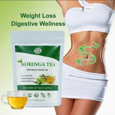 China Effective Fat Burner Green Tea With Moringa Seed Slimming Cleanser Colon for sale