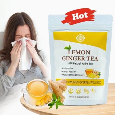 China Health Lemon Ginger Tea Warm Womb Tea For Women Health Support for sale